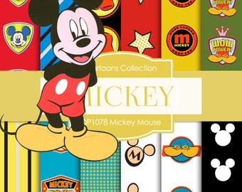 Popular items for mickey mouse digital on Etsy