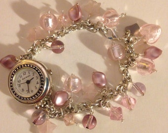 Bead watch bracelet | Etsy