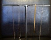 SALE!!! Solid Metal Necklace Stand with a sanded finish