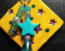Popular items for starry night pendant on Etsy