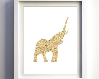 Popular items for glitter elephant on Etsy