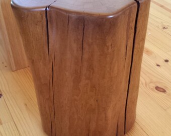 Tree stump tables