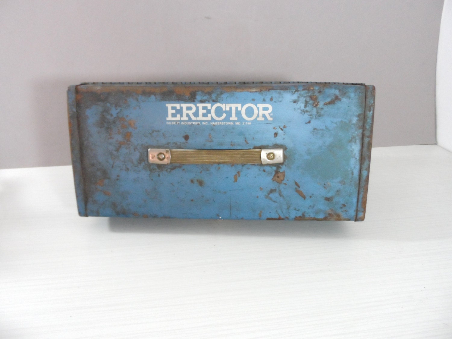 Metal Erector Tool Box Blue Storage box – Haute Juice