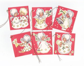 Angel gift tag | Etsy