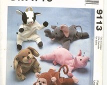 Popular items for bean bag animals on Etsy