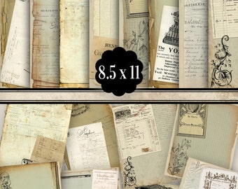 Crafting Printables Digital Collage Sheets and by VectoriaDesigns