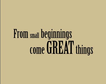 Small beginnings | Etsy