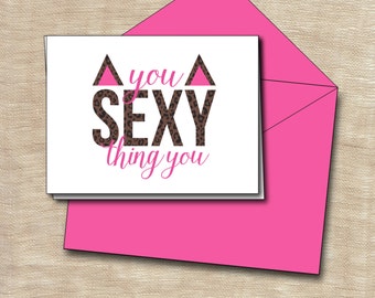Sexy card | Etsy