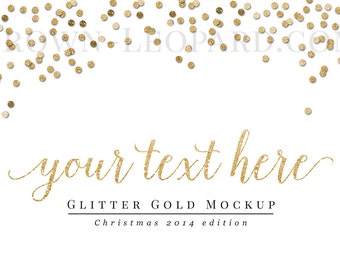 Gold glitter headers | Etsy