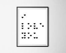 Popular items for braille i love you on Etsy