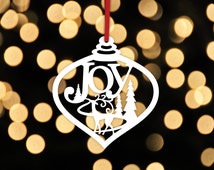 Popular items for joy ornament on Etsy