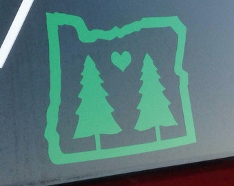 Oregon decal | Etsy