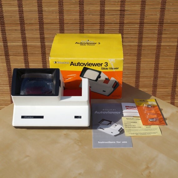 Vintage Photax Autoviewer 3 slide viewer made in England