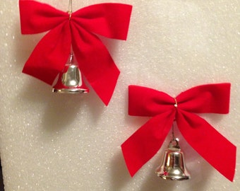 Popular items for silver bell ornament on Etsy