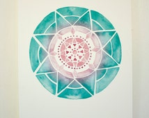 Popular items for watercolor mandala on Etsy