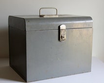 Popular items for antique metal box on Etsy