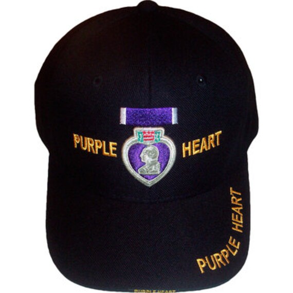 Military Purple Heart Ball Cap by AmericanVeterans on Etsy