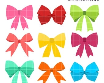 Bows clip art | Etsy