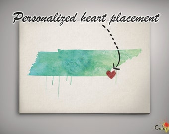 Popular items for tennessee state map on Etsy