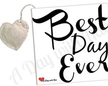 Popular items for best day ever tag on Etsy