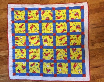 elmo quilt – Etsy