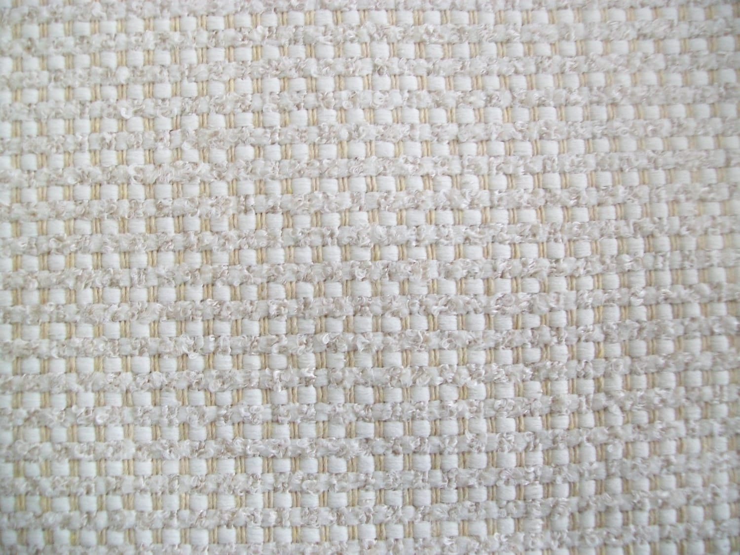 Natural Basket Weave Upholstery Fabric from by dawnstreasures