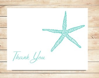 Unique beach thank you card related items | Etsy