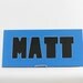 Name / Word Photo Mat Personalized Custom Cut Matting