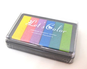 Rainbow ink pad | Etsy