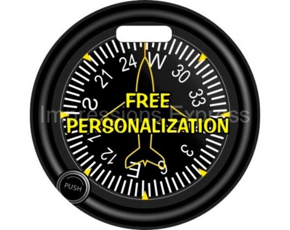 Direction Heading Indicator Aviation Pilot Personalized