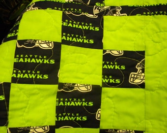 Popular items for seahawks quilt on Etsy