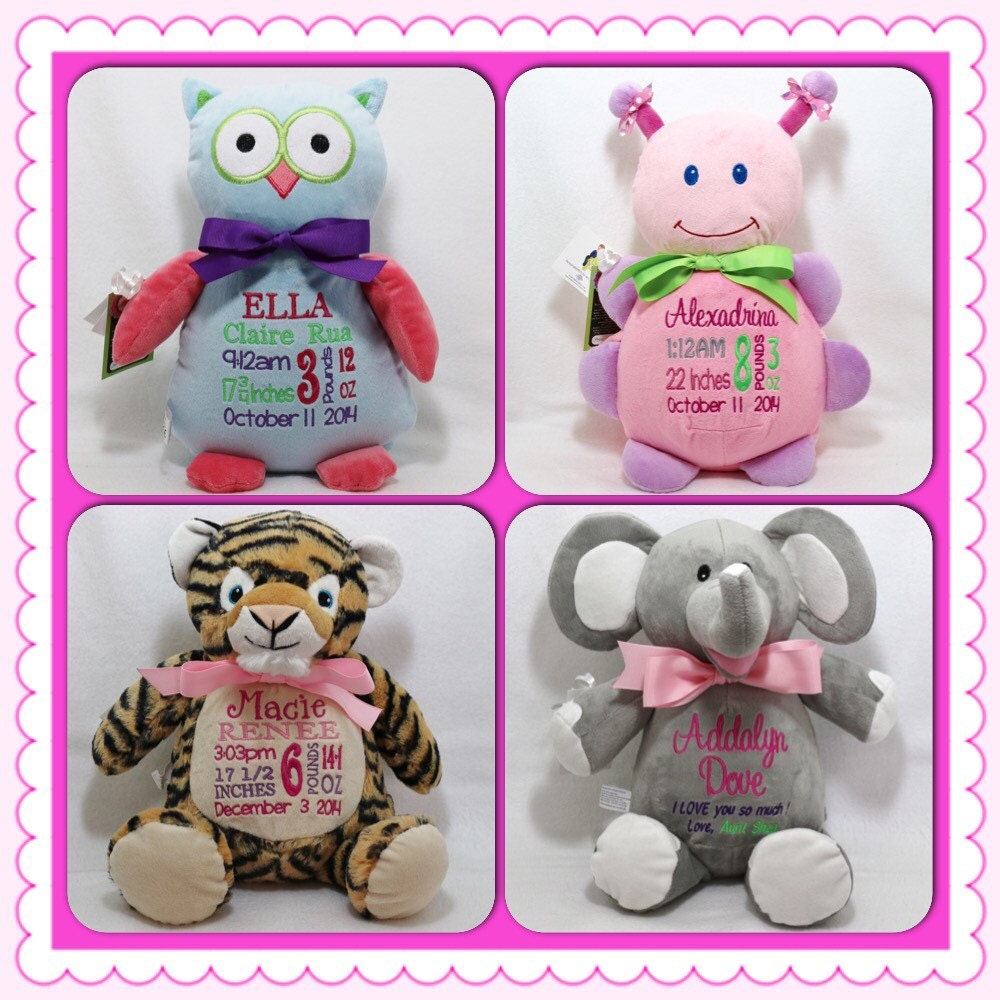 Personalized Baby Gifts New Baby Name Birth Announcement
