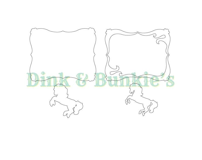 Belt Buckle SVG DXF Die Cutter Template