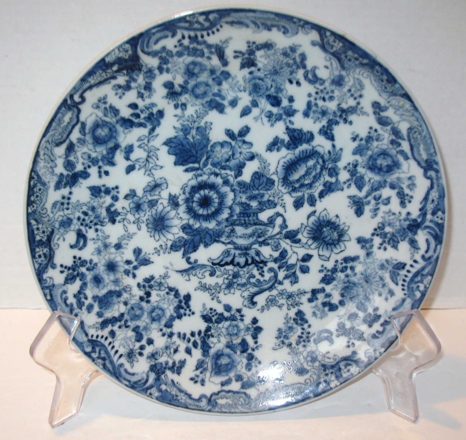 YONG? TANG HALL Blue & White Chinese Porcelain Plate, Peoples Republic ...