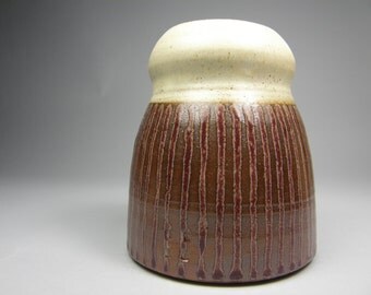 slate blue flower vase by sheppardhandmade on Etsy