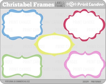 Doodle Frames 4 Personal and Commercial Use digital
