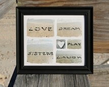 Popular items for beach word art on Etsy