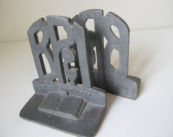 Antique Hand Forged Baltimore Polytechnic Institute Bookends City ...