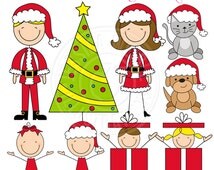 Unique stick figure clipart related items | Etsy