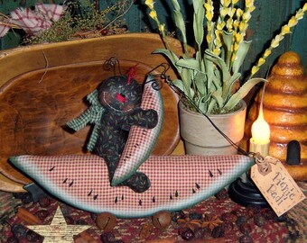 Patti's Ratties Primitive Bee Ornie Doll Pattern by pattisratties