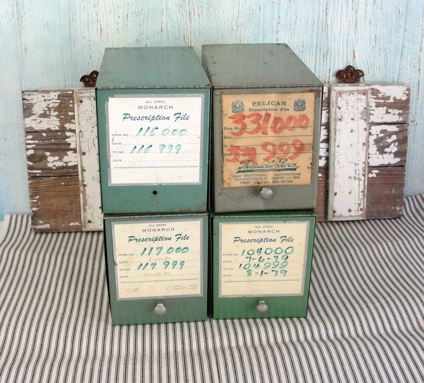 ONE LEFT Retro Loft Industrial Chic Vintage Steel Prescription File ...