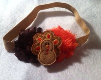 Fall Thanksgiving baby headbands-holiday by TinksTreasuresChest