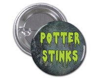 Popular items for potter stinks button on Etsy
