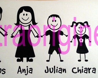 Sticker famille | Etsy