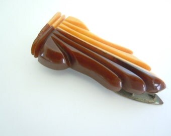 Bakelite dress clips | Etsy