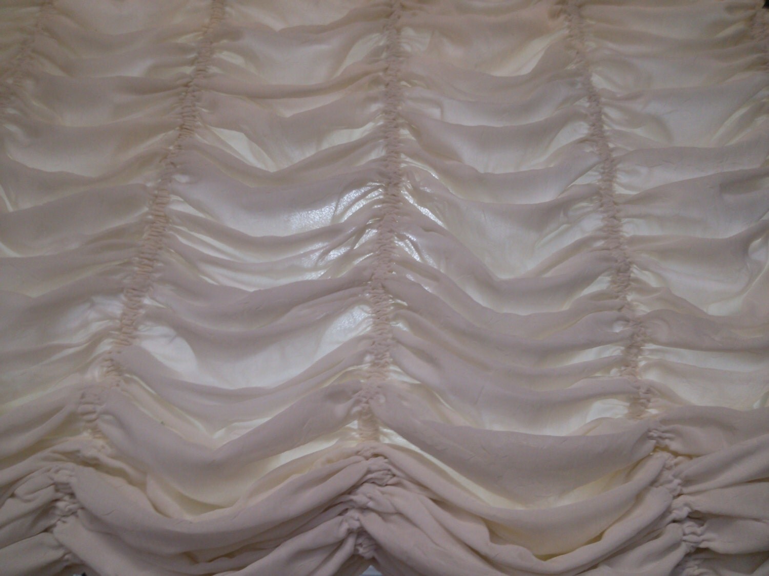 Austrian Shades in Sheer Fabric by CatysCribs on Etsy