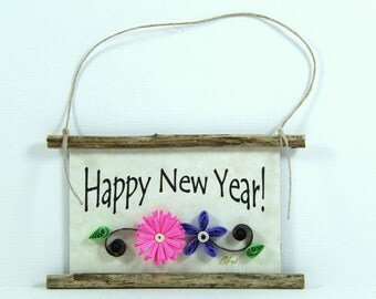 Happy new year sign | Etsy