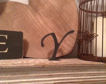 Wooden letter y | Etsy