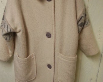 falls Alafoss of Iceland wool blanket coat