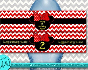 Popular items for minnie mouse labels on Etsy